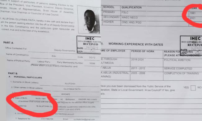 LP Edo Gov Ticket In Jeopardy As Akpata’s Running Mate Submits False ...