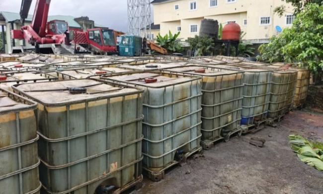 Nigeria Police Seize 67 Tanks Holding 40,000 Litres Of Stolen Petroleum ...